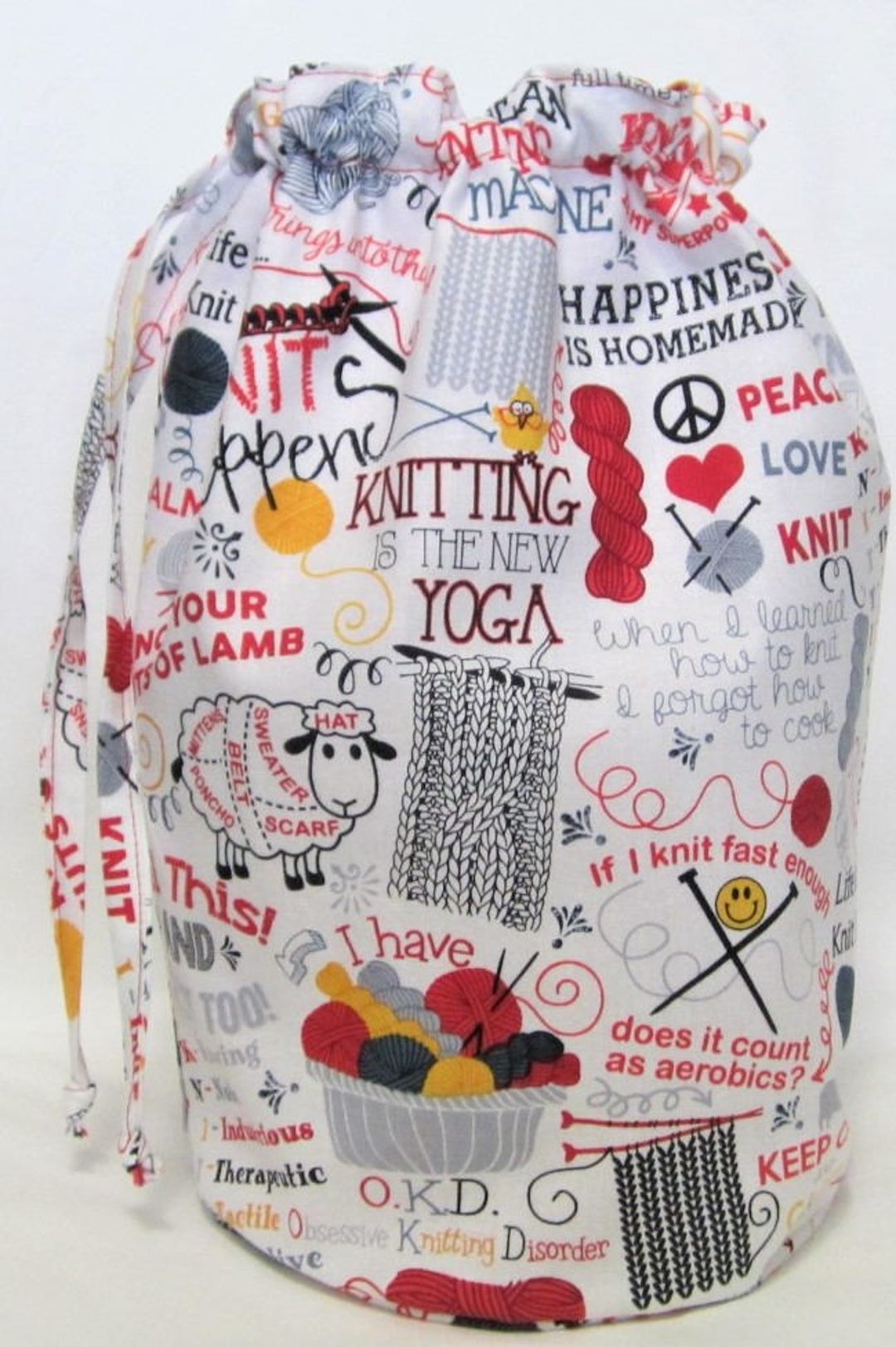 Small Knitting Project Bag - Etsy