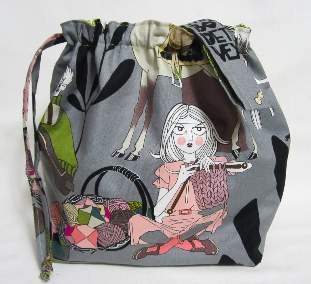 NEW GHASTLIE HEX Sock Box Bottom Knitting Project Bag - Etsy