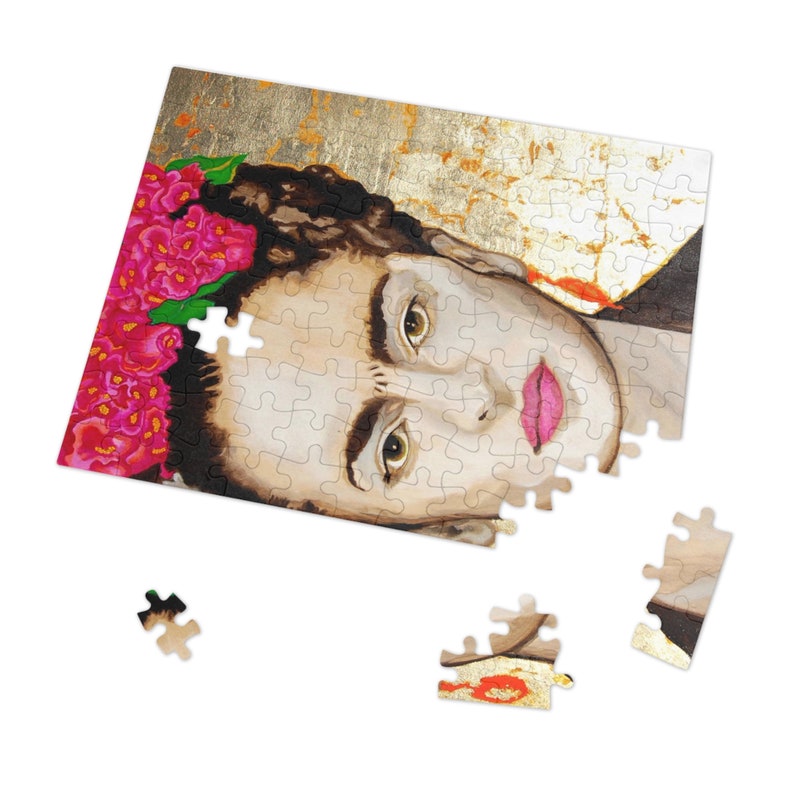 Golden Frida, Jigsaw Puzzle (30, 110, 252, 500,1000-piece) - Etsy