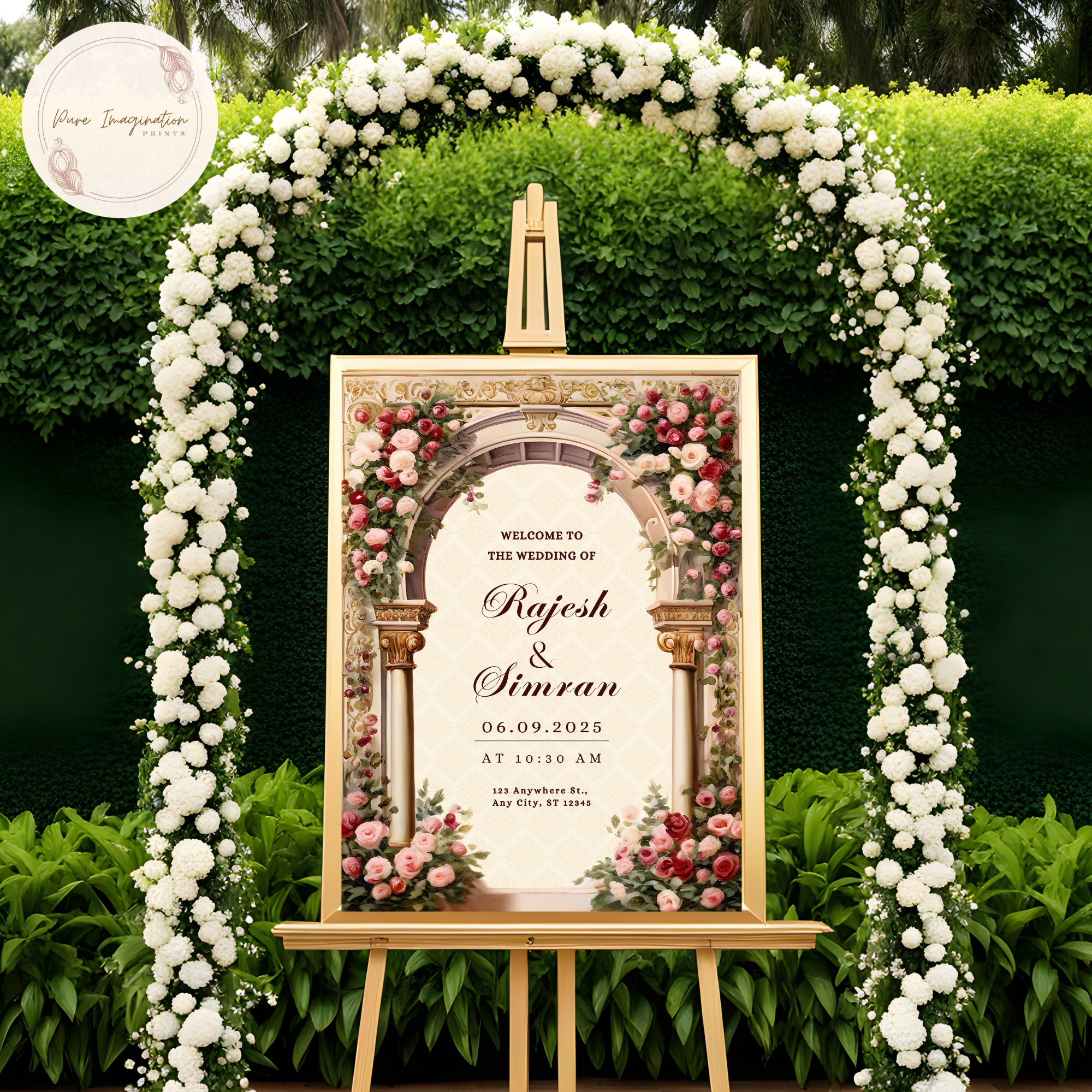 Indian Wedding Welcome Sign, Indian Wedding Decor, Indian Wedding Sign ...