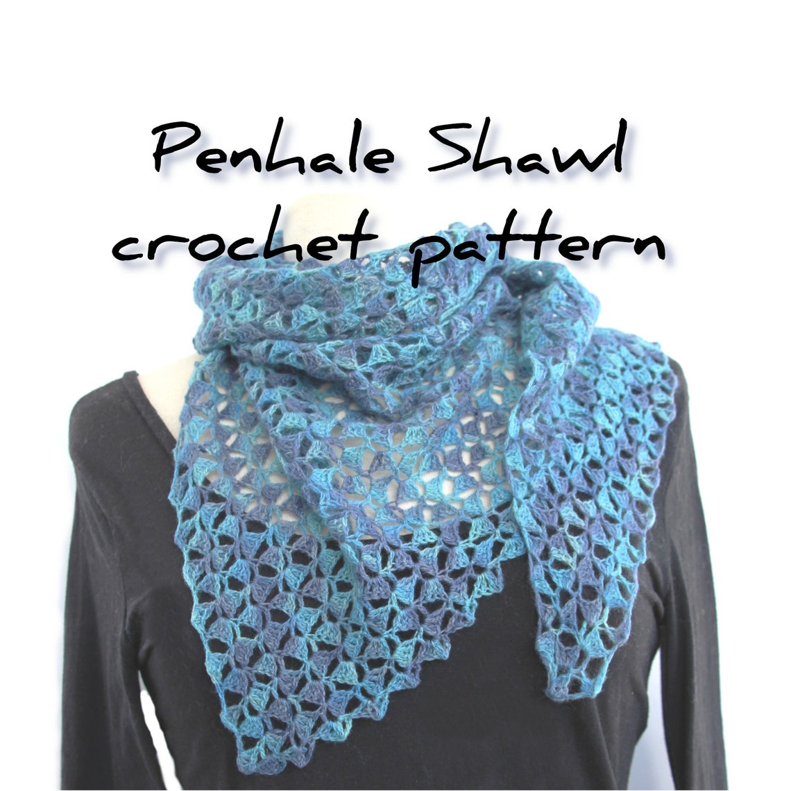 Penhale Shawl Crochet Pattern - Etsy UK