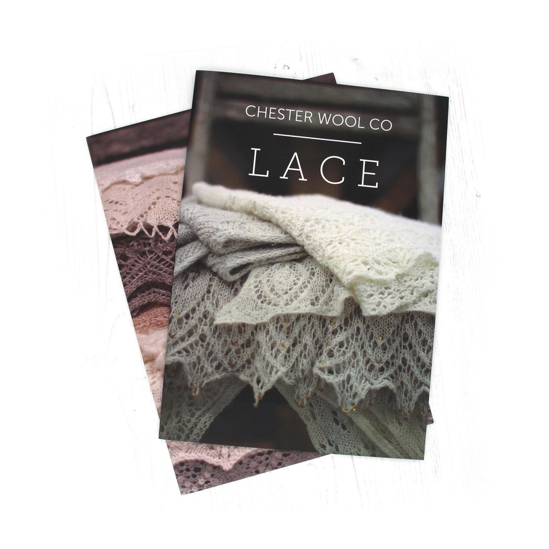 Lace Knitting Pattern Book With 7 Patterns - Etsy