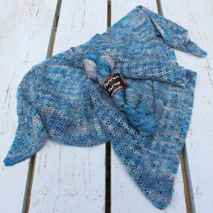 Triangle Trellis Shawl Pattern for 4ply or Sport Weight Yarn - Etsy