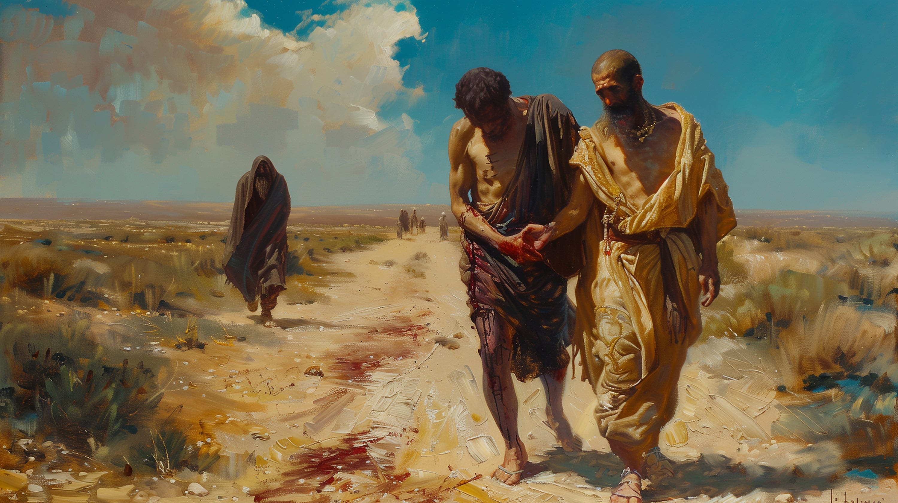 The Good Samaritan, Luke 10:25, Bible Art, DIGITAL PRINT GIFT, Christ ...