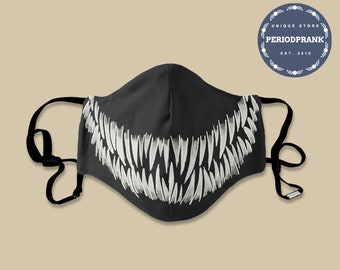 Monster Teeth Face Mask - Etsy