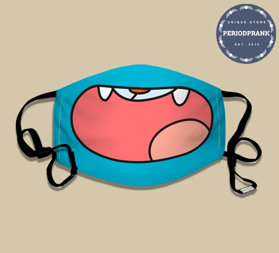 Gumball Mouth Face Mask Adjustable Cartoon Mask Reusable - Etsy