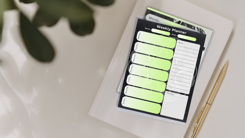 Futuristic Gothic Undated Planner for the Modern Creative (ADHD ...