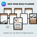 Home Build Planner, New Home Build Planner, Building Project Organizer ...