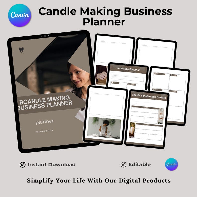 Candle Making Planner, Candle Business Marketing, Pricing Strategy ...