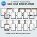 Home Build Planner, New Home Build Planner, Building Project Organizer ...
