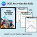 OCD Worksheet, OCD Activities for Kids, Kids Anxiety Relief Therapy ...
