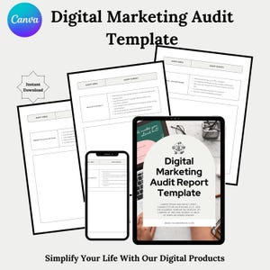 Digital Marketing Template, Audit Report Template, Email Marketing ...