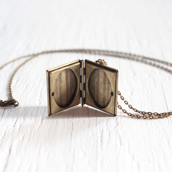 Square Locket - Etsy