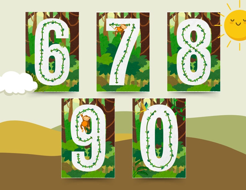 Counting Flash Cards, Printable Preschool Resources, Toddler Early ...