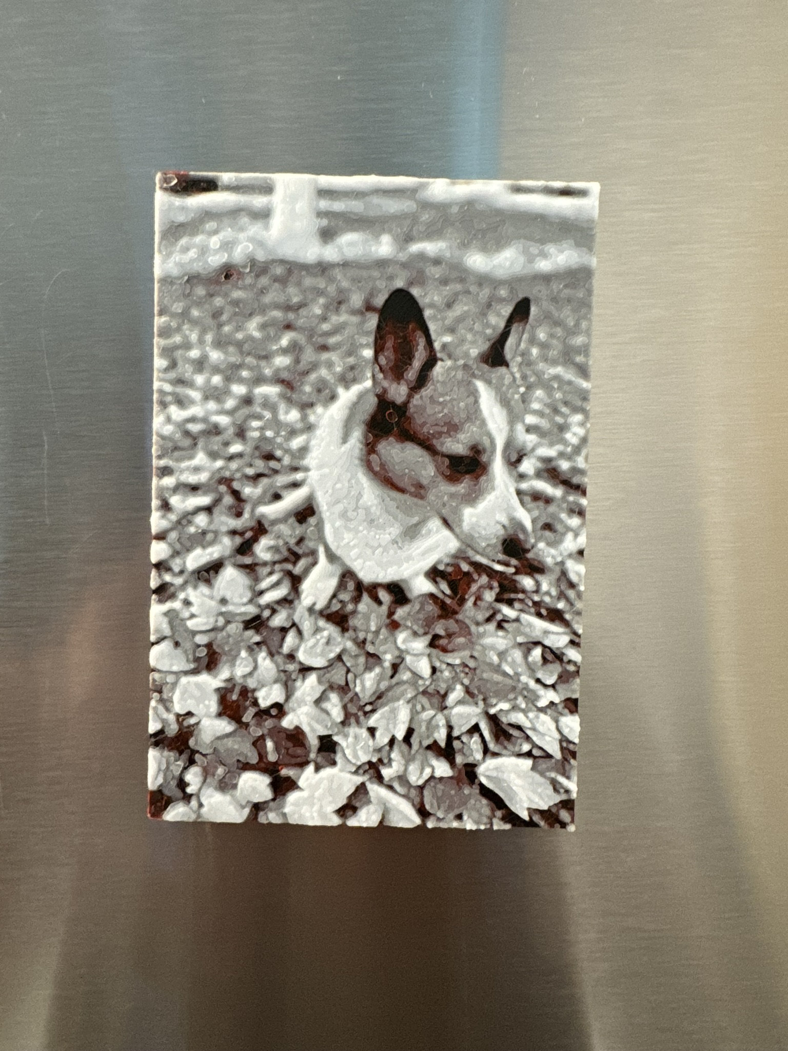 Custom Portrait From Photo Magnet | 3D Print Hueforge | Unique Gift ...