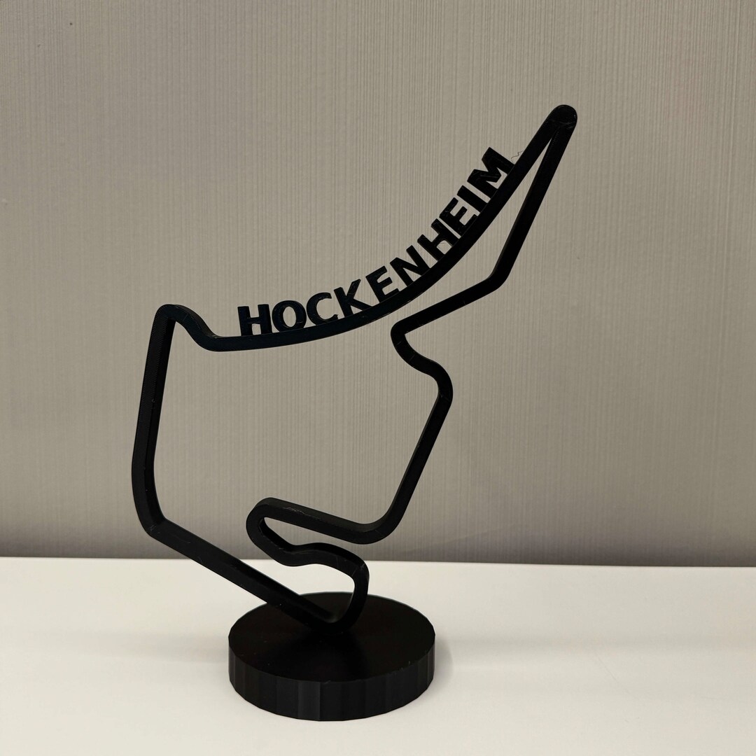 Hockenheimring as 3D Print Perfect Gift for Motorsport Lovers DTM Race Track Wall Decoration ...