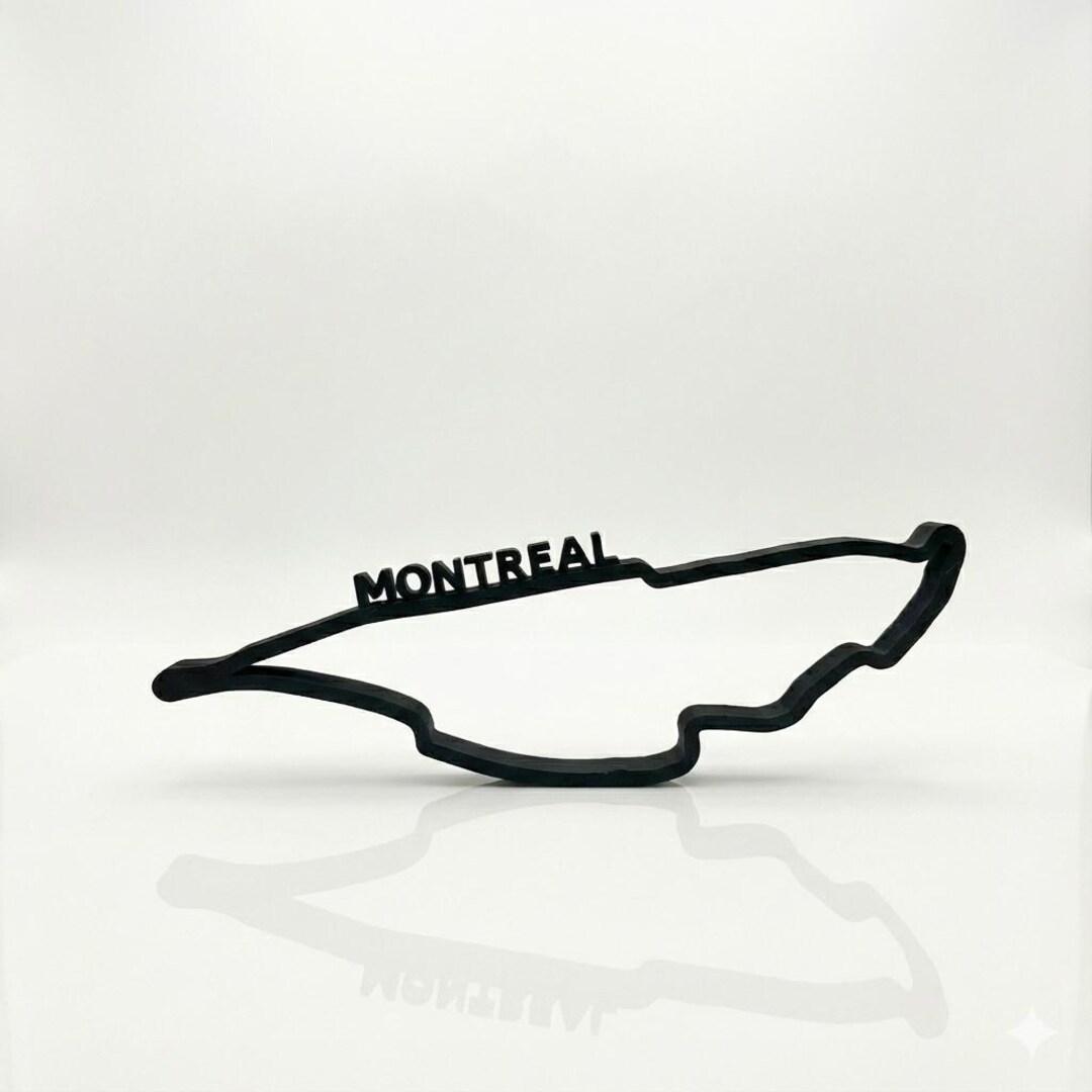 Formula 1 Track Montreal Gift 3D Print Decoration F1 Car Racing Track ...