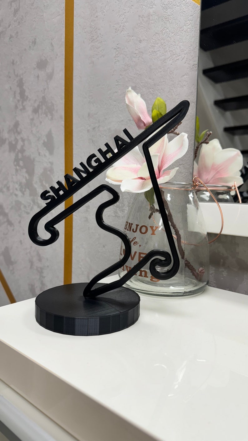 Formula 1 Gift Shanghai Track 3D Print Decoration F1 Racing Track ...