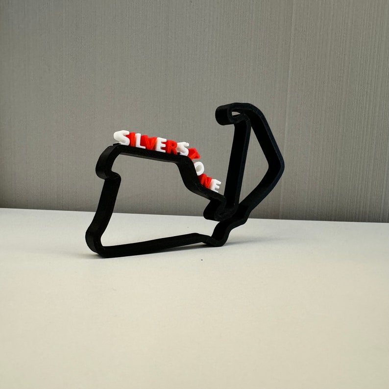 Formula 1 Wall Art Silverstone 3D Print Colored Track Decoration F1 Car ...