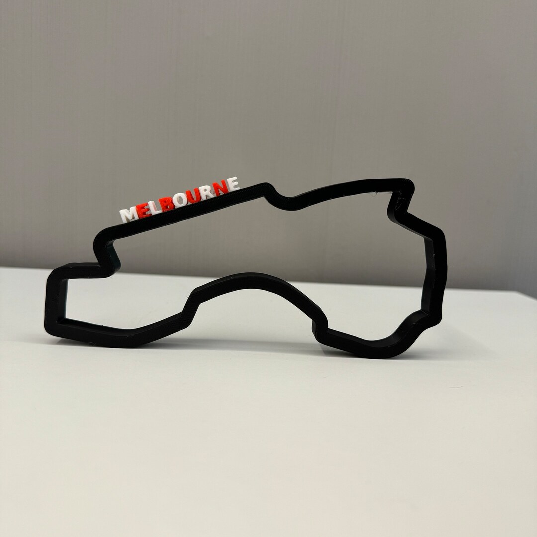F1 Track Melbourne Gift Colored 3D Print Decoration F1 Car Racing Track ...