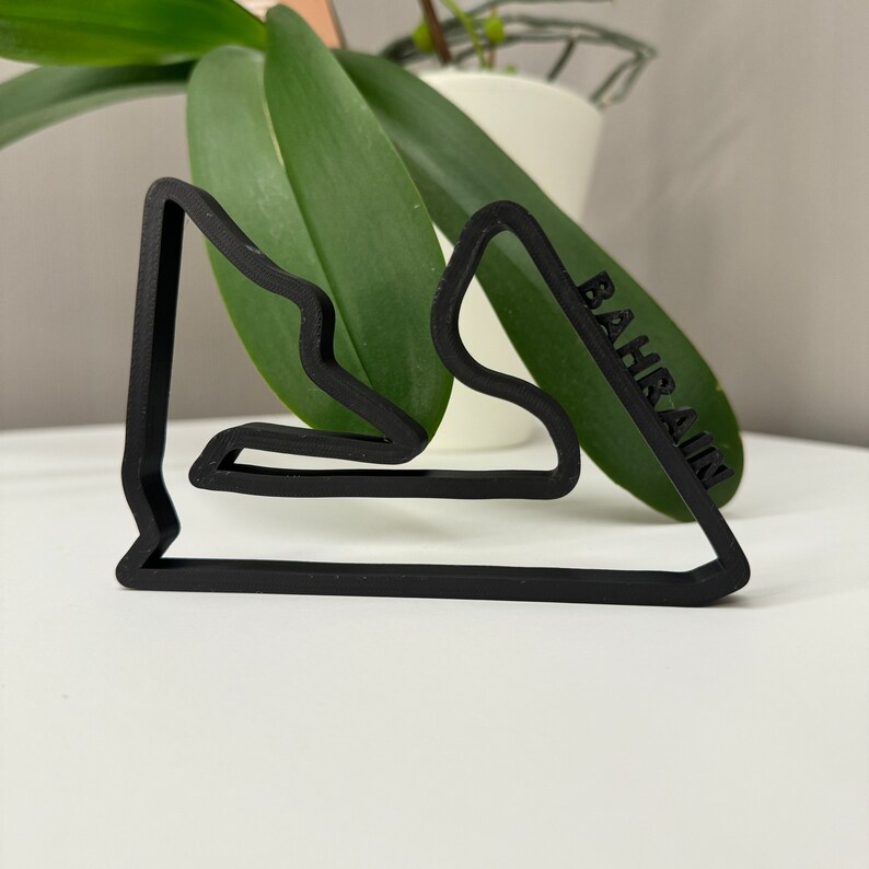 Formula 1 Track Bahrain 3D Print Decoration Gift F1 Car Racing Track 3d ...