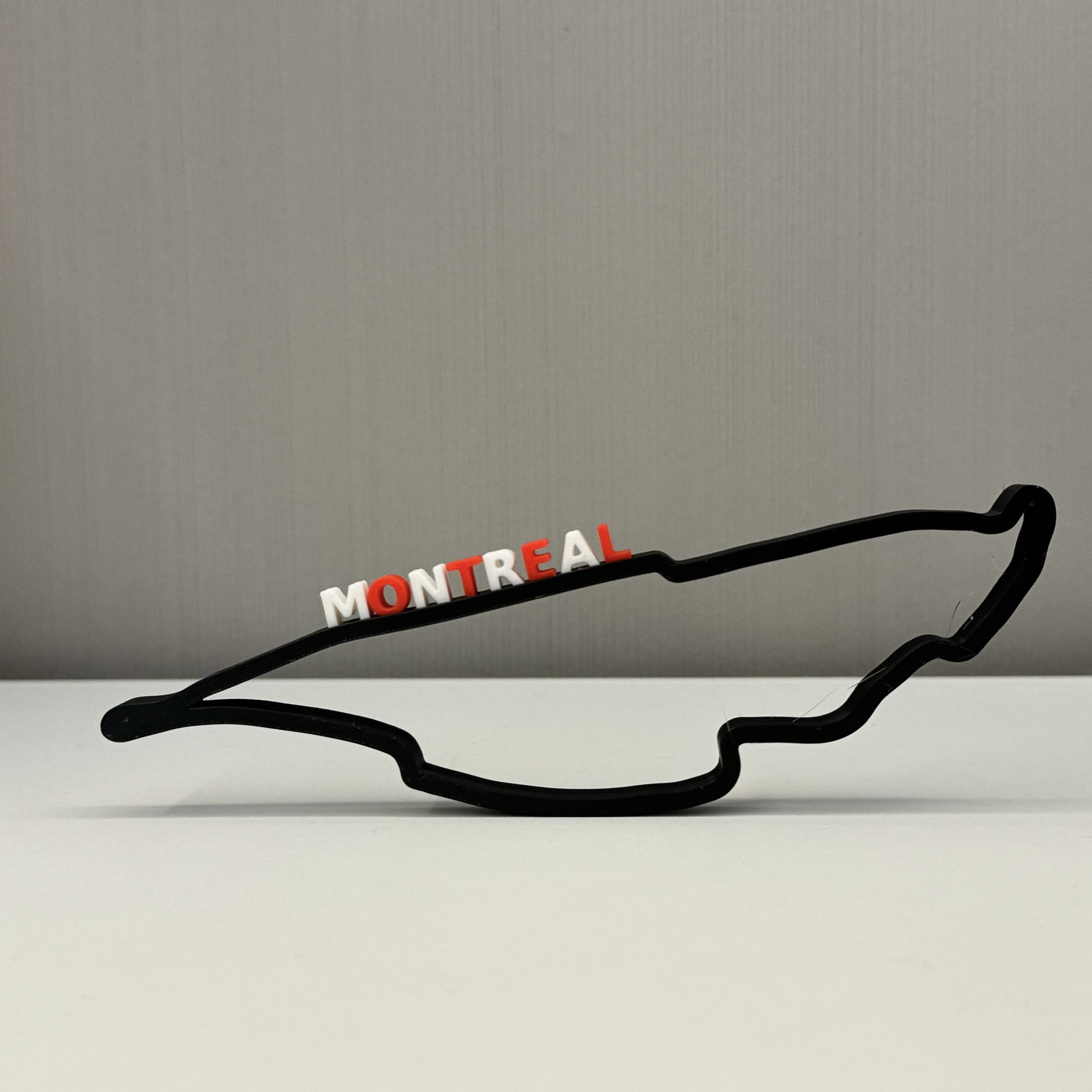 F1 Track Montreal Gift Colored 3D Print Decoration Formula 1 Car Racing ...