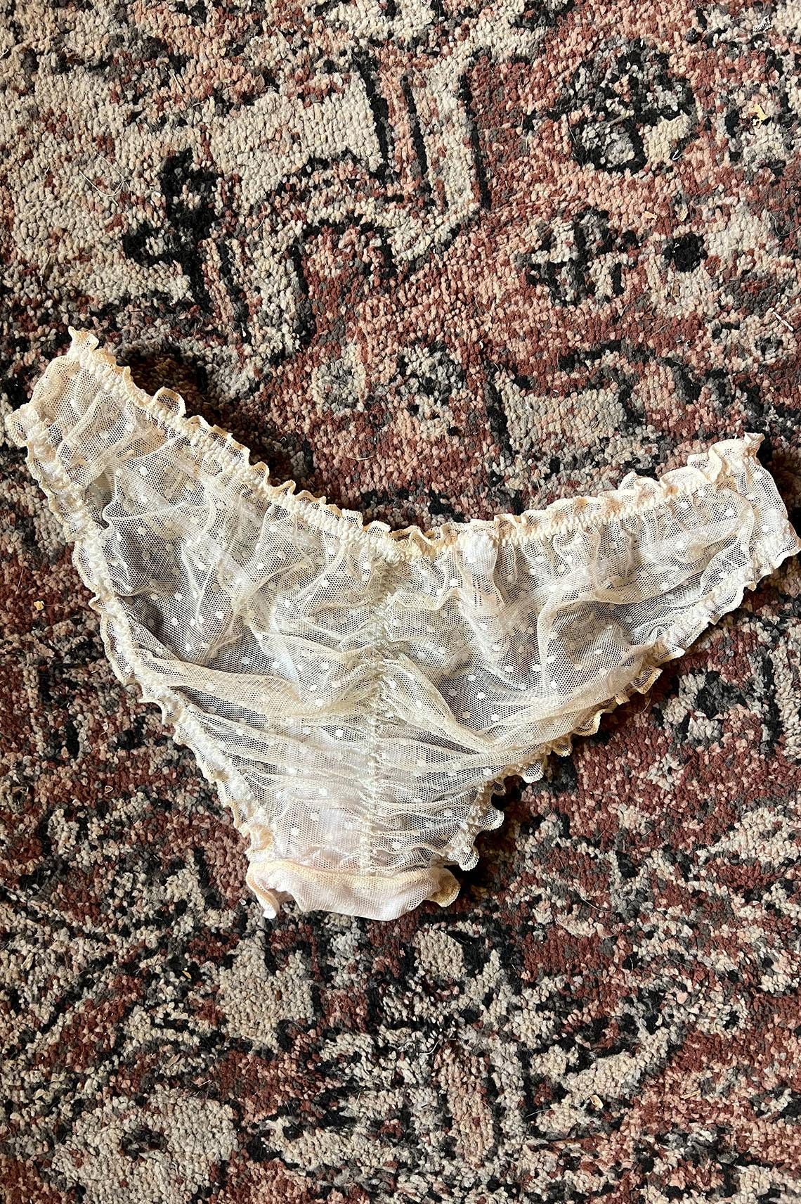 Oleander Bloomer in Sheer Dotted Mesh | Sustainable Lingerie, Polkadot ...