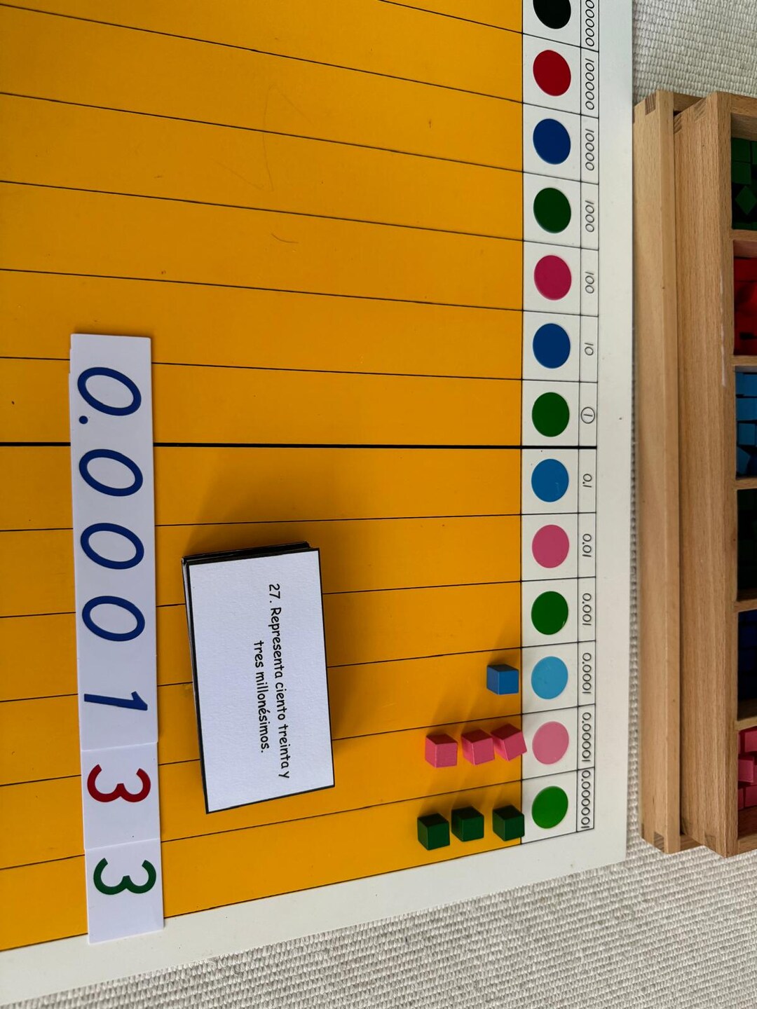 Extension Cards to Build Numbers With the Decimal Board - Etsy
