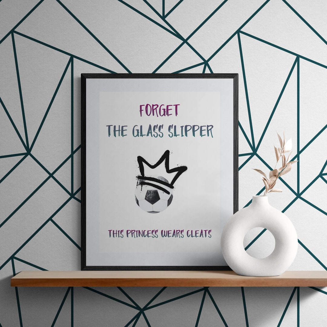 Custom Printable Soccer Woman Empowerment Girl Power Poster ...