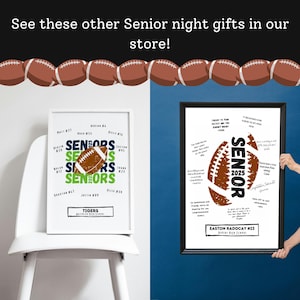 Printable Football Senior Night Gift Poems, Senior Night Letter From ...