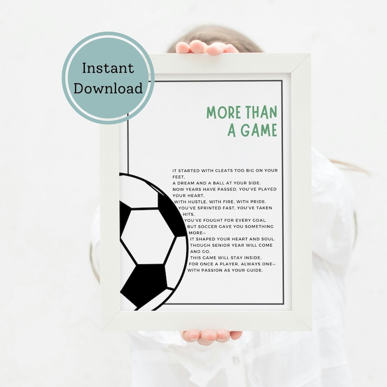 Printable Soccer Senior Night Gift Poems, Senior Night Letters From Mom ...