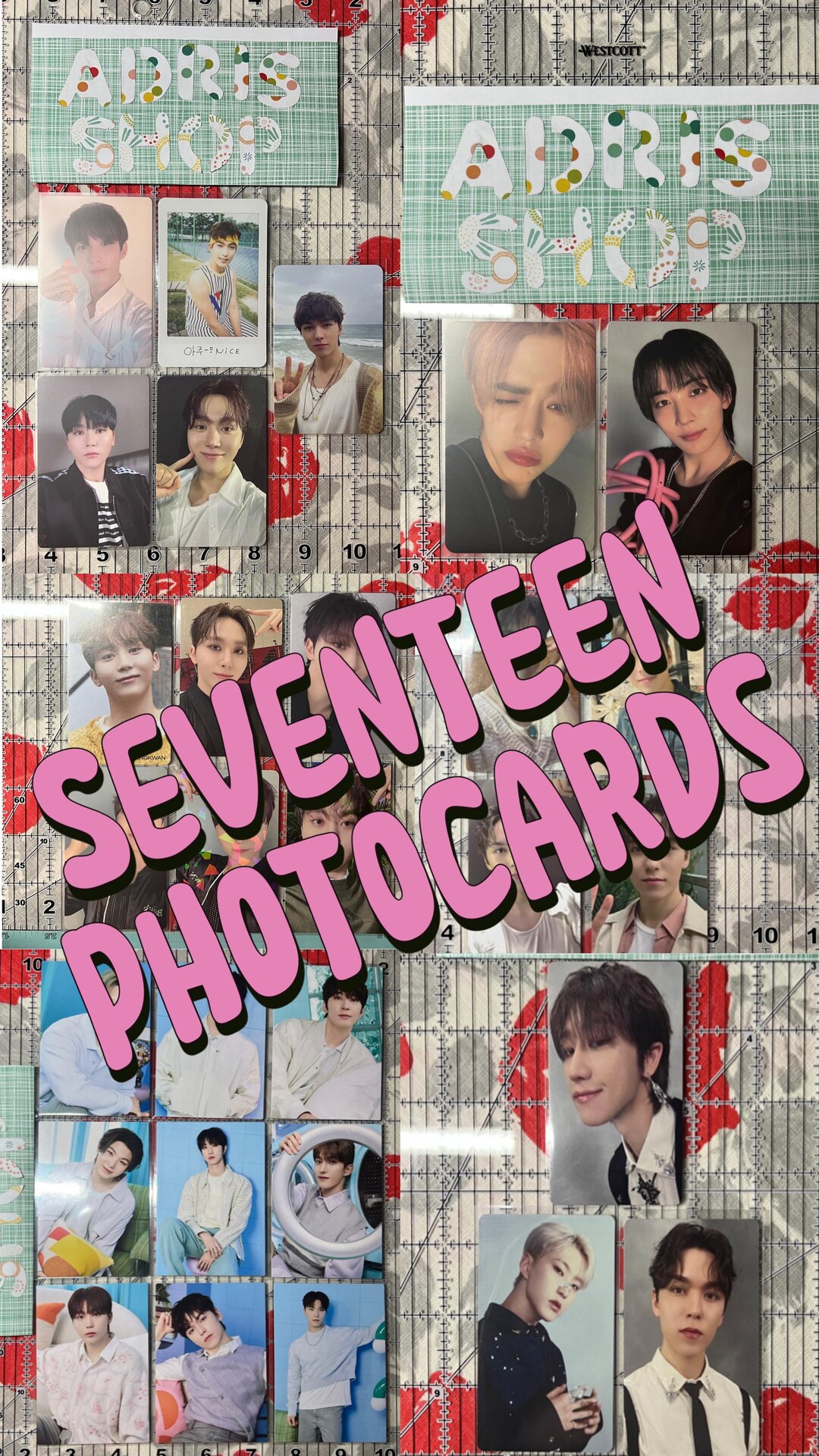 OFFICIAL Seventeen Photocards - Album - Store Benefits - Spill the ...