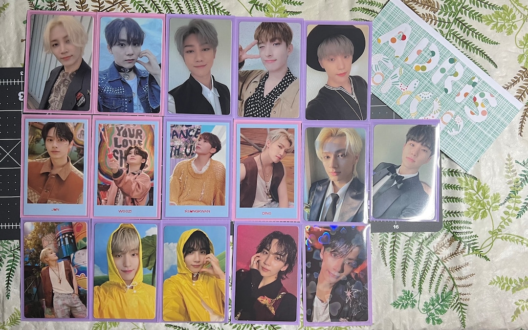 OFFICIAL Misc. Seventeen Photocards K-pop Svt Official Misc. Photocards ...