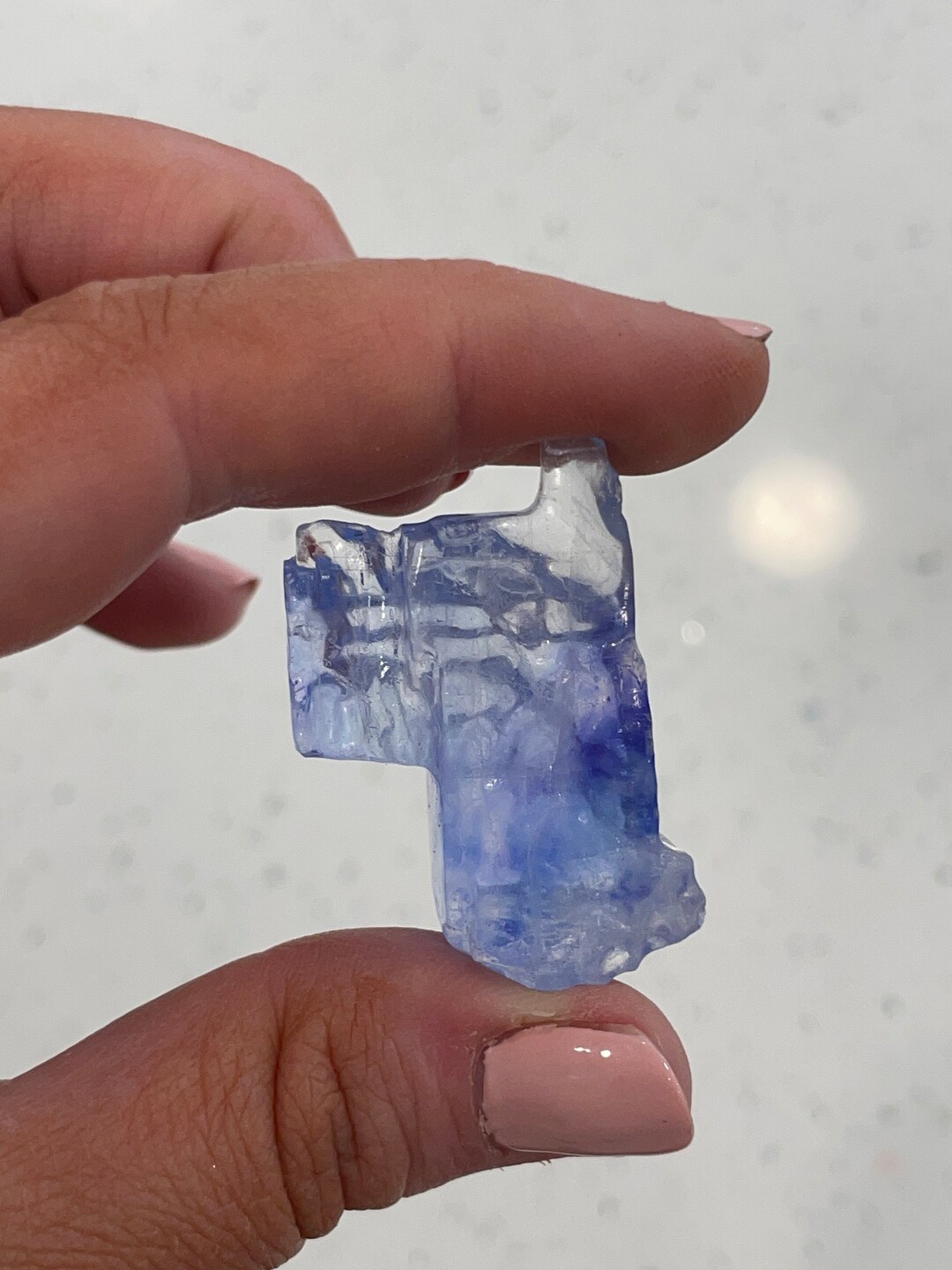 Deep Blue Halite Crystal - Etsy