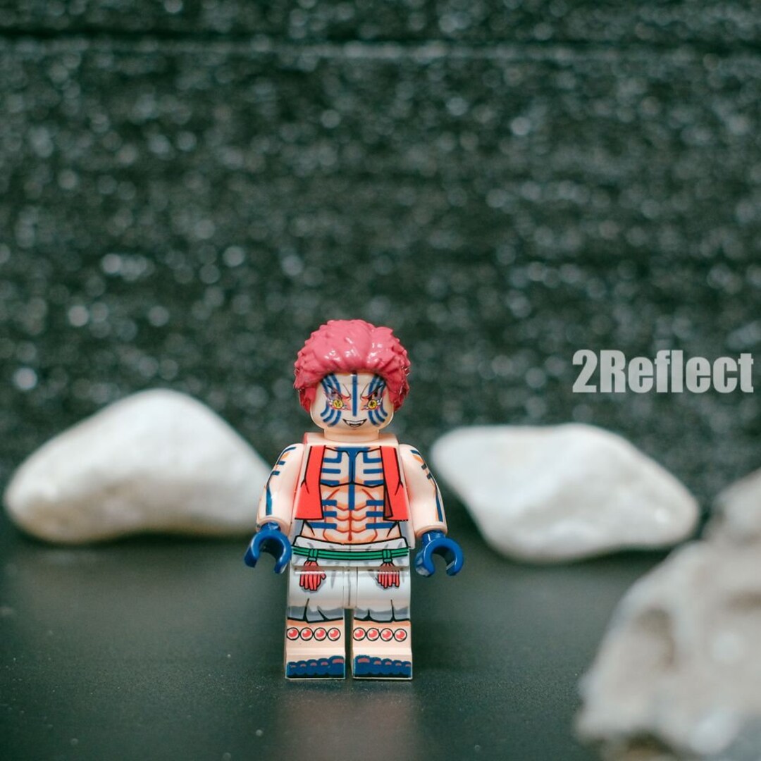 Minifigures Akaza: Unleashing Demon Slayer Power Memorable - Etsy