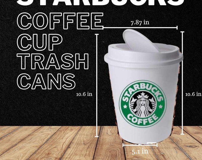 Customized/ STARBUCKS Coffee Cup Mini-trash Bin - Etsy
