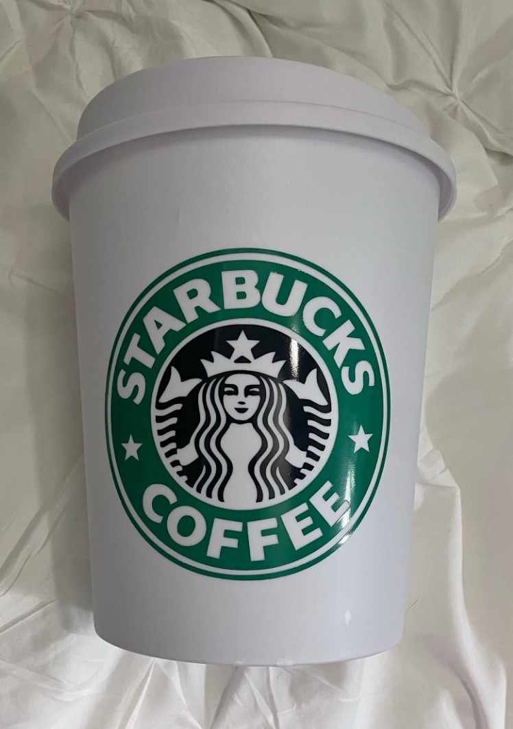 Customized/ STARBUCKS Coffee Cup Mini-trash Bin - Etsy
