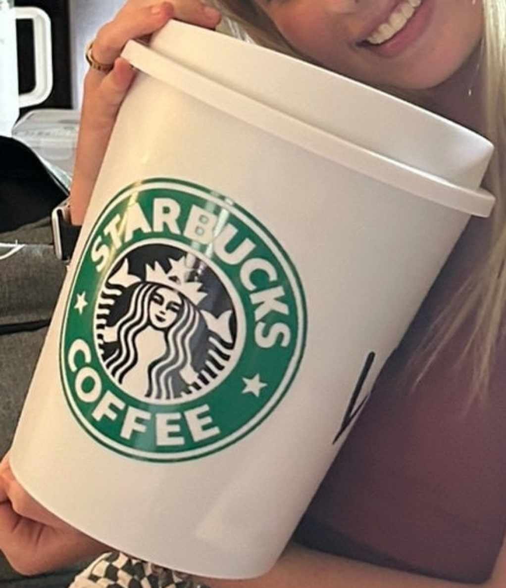 Customized/ STARBUCKS Coffee Cup Mini-trash Bin - Etsy