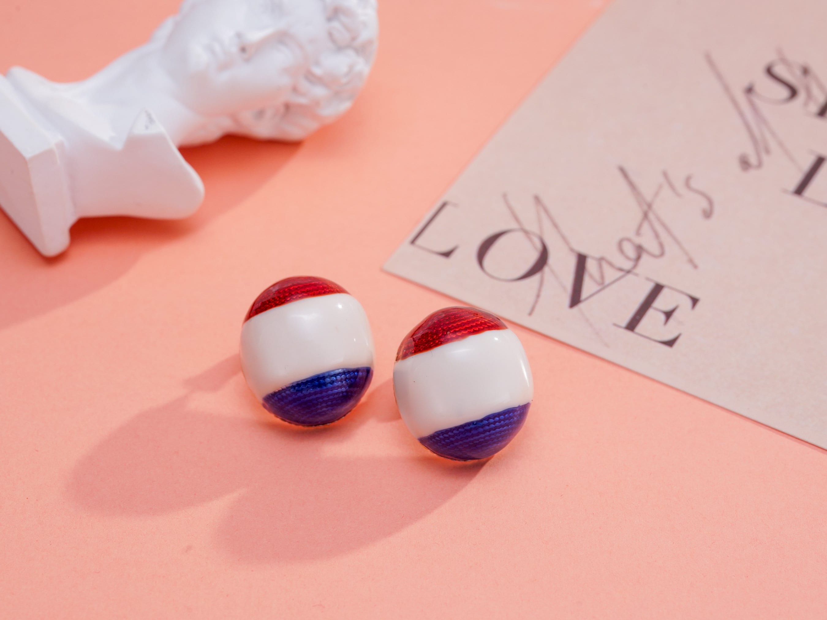 Enamel Paris Olympic Games Earrings/paris Souvenir Jewelry/france Flag ...