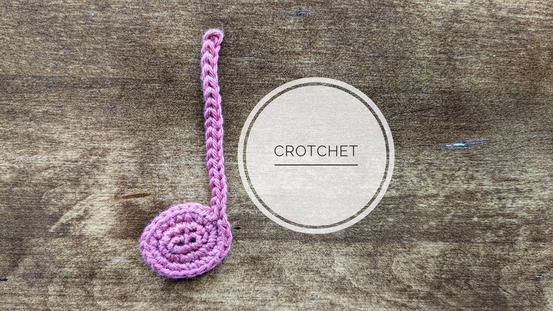 Crotchet, Quaver & Minim, PDF Crochet Pattern, English - Etsy