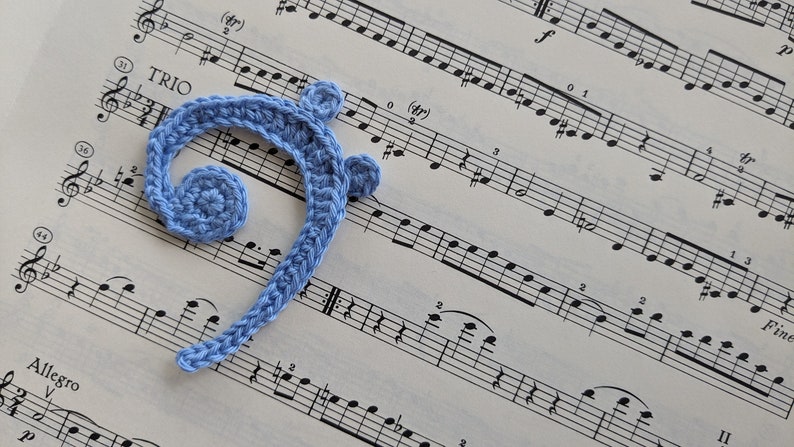 Music Clefs Bundle, PDF Crochet Patterns, English - Etsy