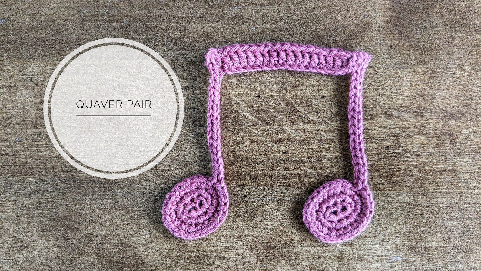 Crotchet, Quaver & Minim, PDF Crochet Pattern, English - Etsy