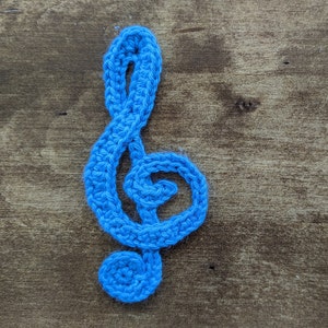 Treble & Bass Clefs, PDF Crochet Pattern, English - Etsy