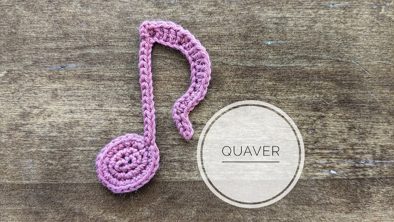 Crotchet, Quaver & Minim, PDF Crochet Pattern, English - Etsy