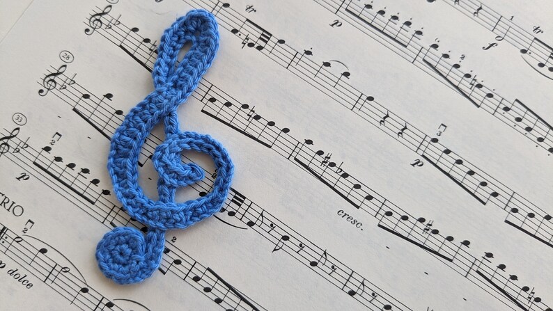 Music Clefs Bundle, PDF Crochet Patterns, English - Etsy