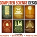 Computer Science Stickers Computer Geek Postcards Laptop | Etsy