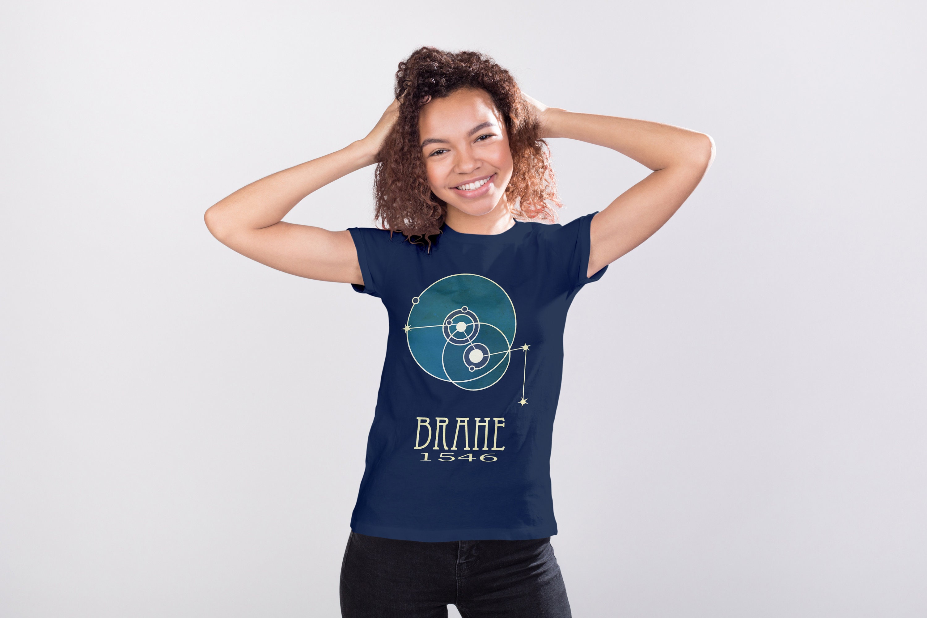 Tycho Brahe Astronomy T-shirt, Constellation Cassiopeia, Solar System ...
