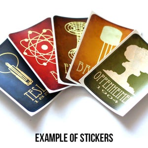 Inspirational Science Quotes - Set of Six Magnets, Stickers, or ...