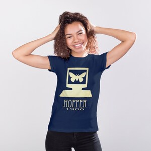 Grace Hopper Computer Science T-shirt, Woman in STEM, Debugging Moth ...
