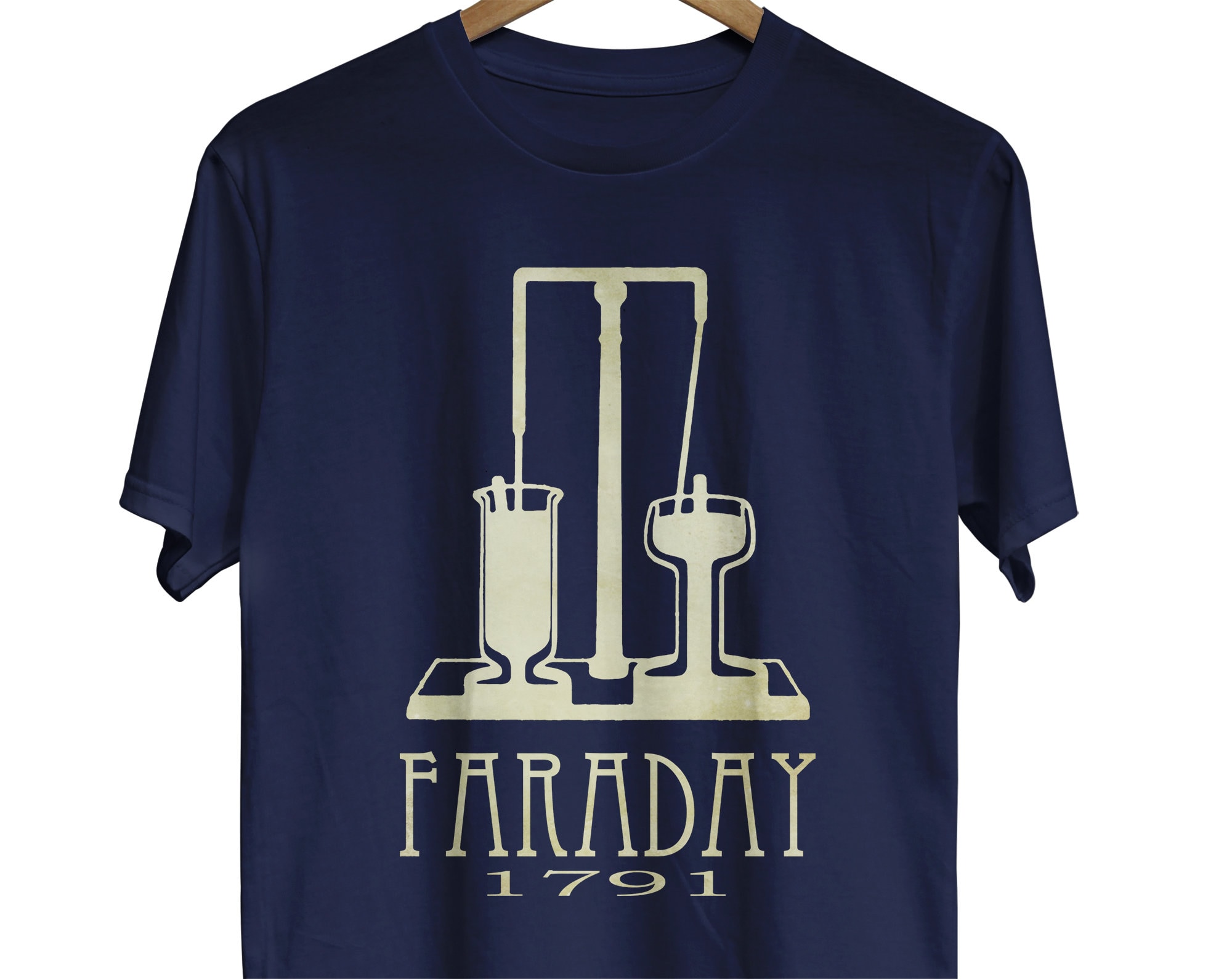 Faraday Physics T-shirt, Science Experiment Illustration, Chemistry ...
